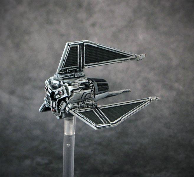 Conversion, Custom, E-wing, Painting, Tie Phantom, X-Wing - TIE Phantom uncloaked grey repaint ...